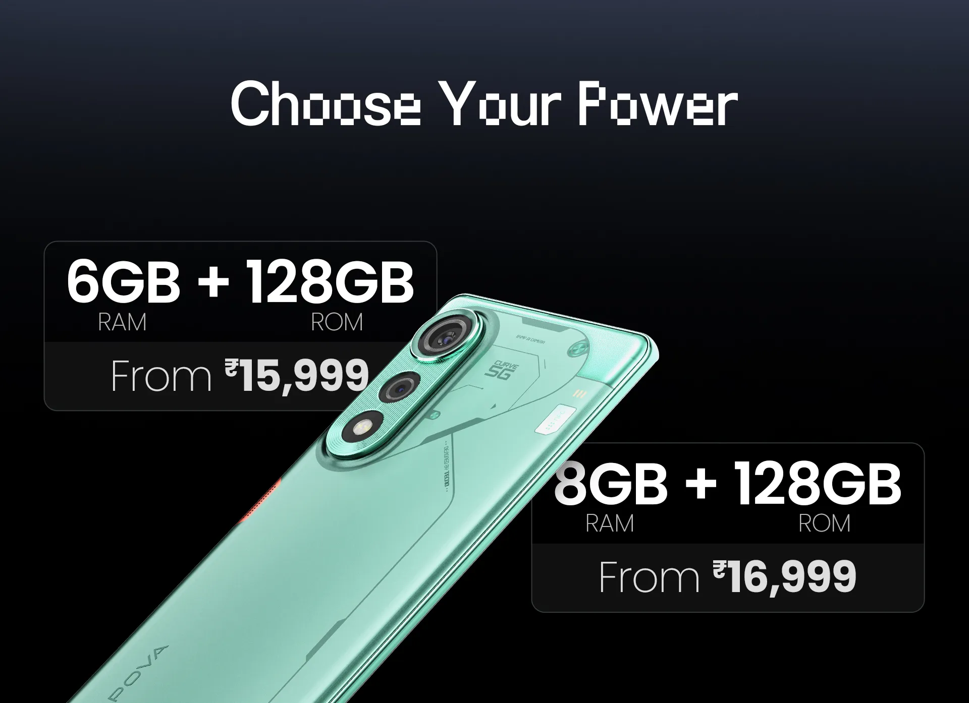 Tecno POVA Curve 5G: A Stylish & Powerful Mid‑Ranger Under ₹17K ...